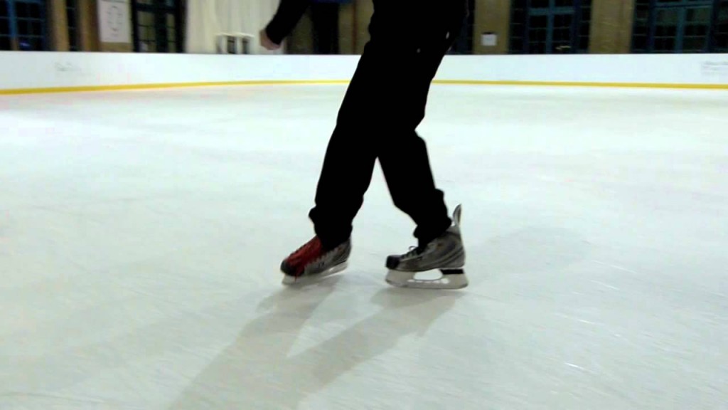 Learn How To Do The Grapevine Freestyle Ice Skating Footwork Trick In Detail Video Tutorial ...